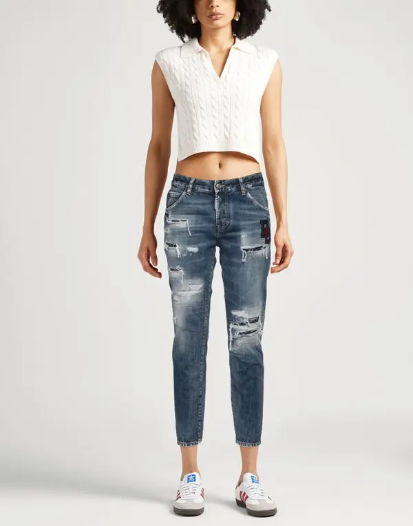 Dsquared2 Cotton Denim Jeans - Blue