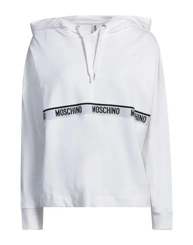 Moschino Cotton-blend Hooded Sweatshirt - White