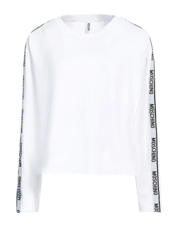 Moschino Sweatshirt With Logo And Side Stripe Detail