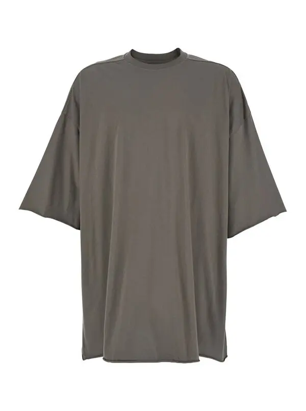 Rick Owens Tommy T' Oversized T-shirt In Cotton - Grey