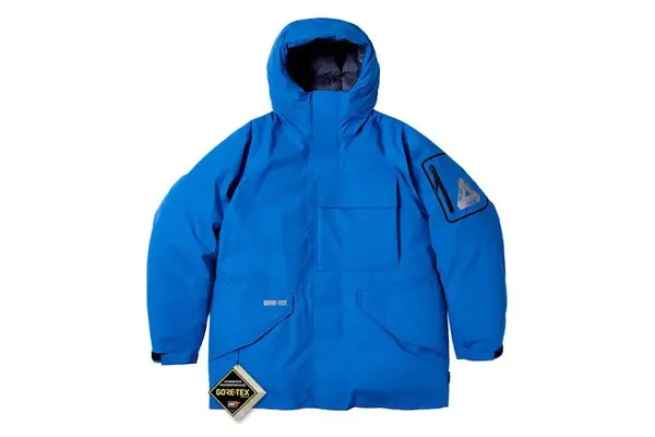 PALACE Gore-tex Cargo Down Parka - Blue