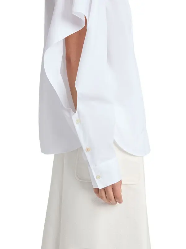 Ports 1961 Ruffle-detailing Shirt