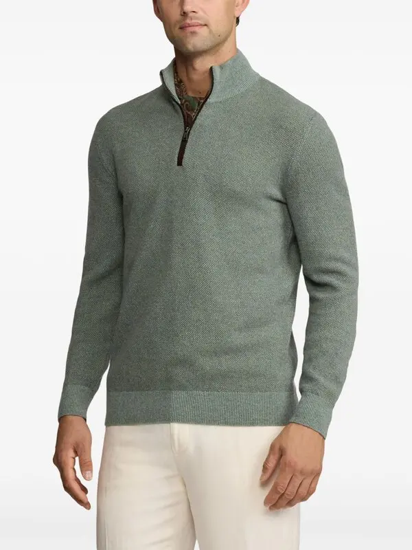 Ralph Lauren Purple Label Knitted Jumper - Green