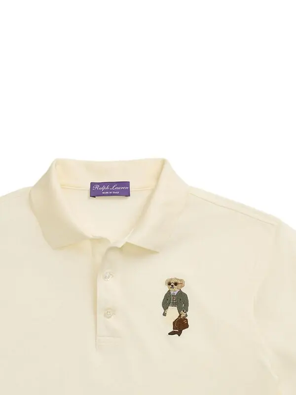Ralph Lauren Purple Label Polo Bear-embroidery Polo Shirt