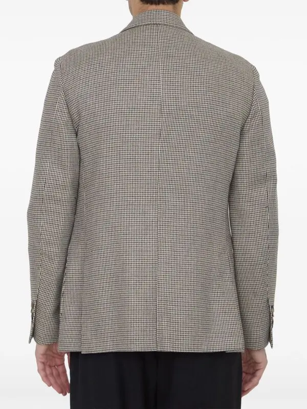 LARDINI Houndstooth-pattern Blazer