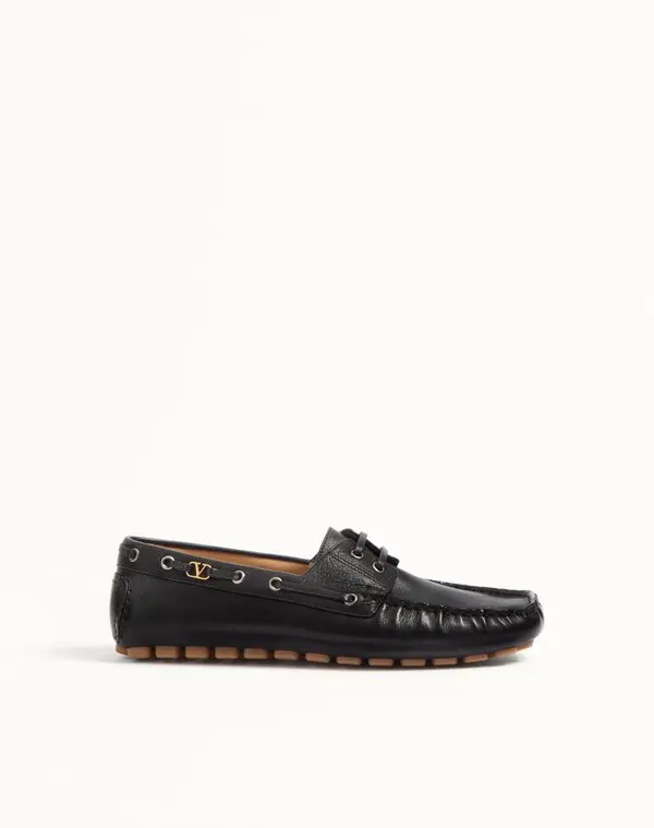 Valentino Garavani Driver Fastaway Loafer - Black