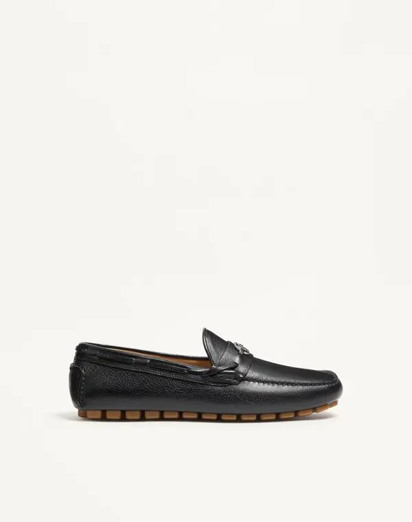 Valentino Garavani Driver Fastaway Loafer - Black