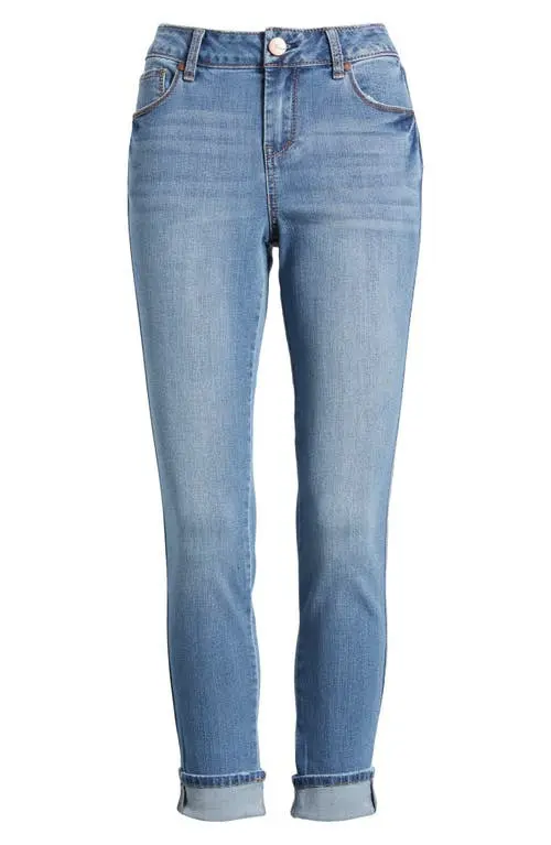 1822 Denim Cuffed Ankle Skinny Jeans