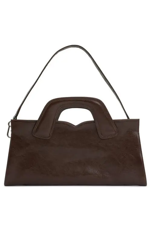Jeffrey Campbell Lorelai Leather Satchel - Brown