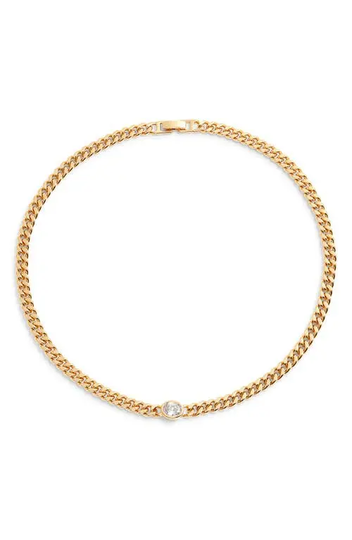 CHILD OF WILD Nicolette Curb Chain Necklace - Gold