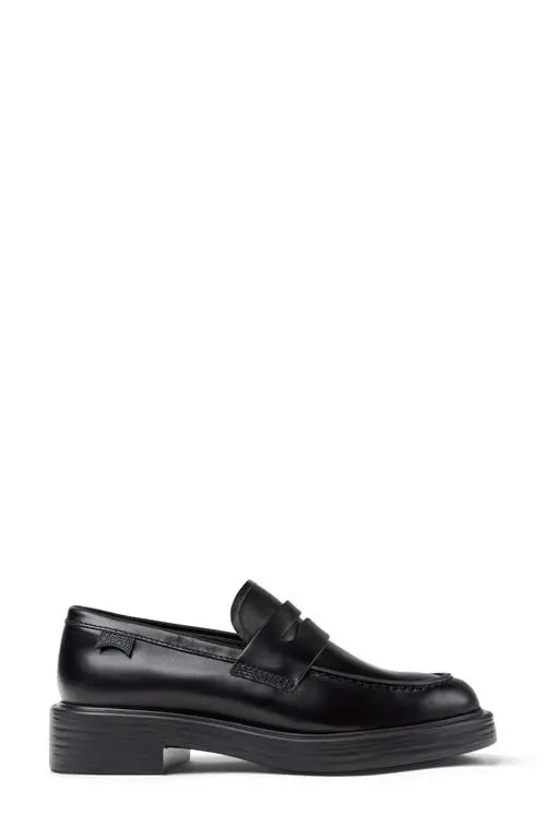Camper Dean Penny Loafer - Black