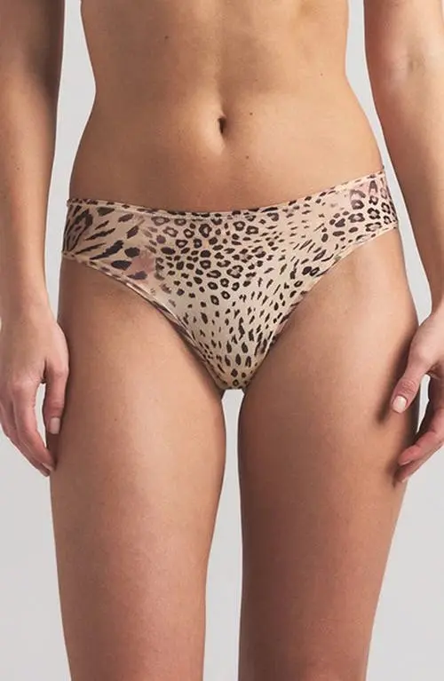 SKIMS Fits Everybody Cheeky Briefs - Sand Multi Animal