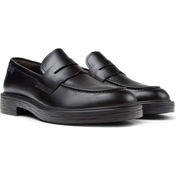 Camper Dean Penny Loafer - Black