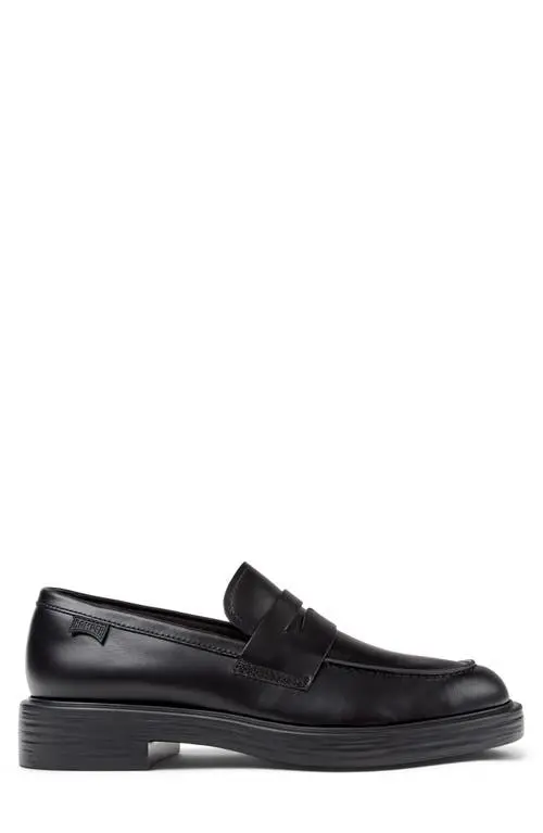 Camper Dean Penny Loafer - Black
