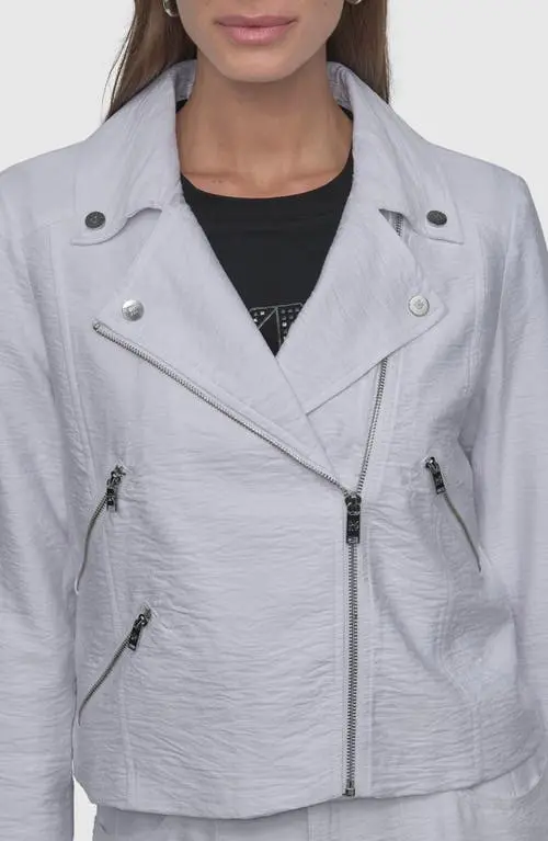 Dkny Crinkle Moto Jacket
