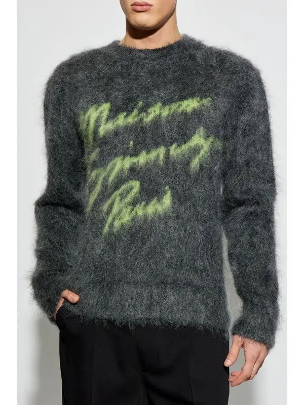 Givenchy Logo Jacquard Sweater - Grey
