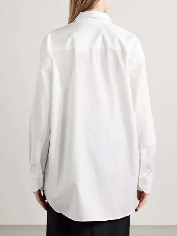 BETTTER Oversized Cotton-poplin Shirt