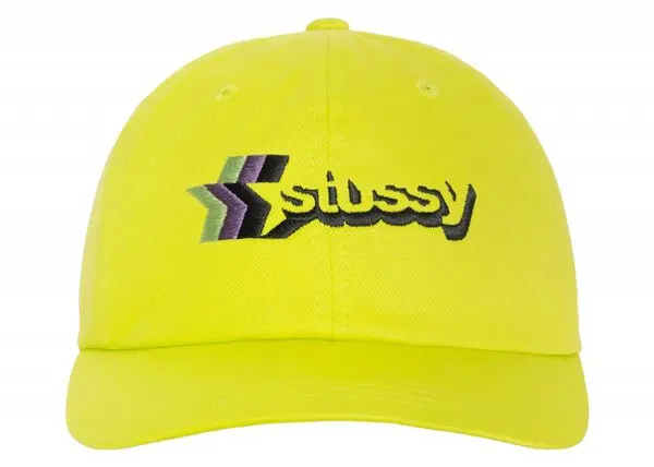 StÜssy Low Pro 3 Star Strapback - Lime