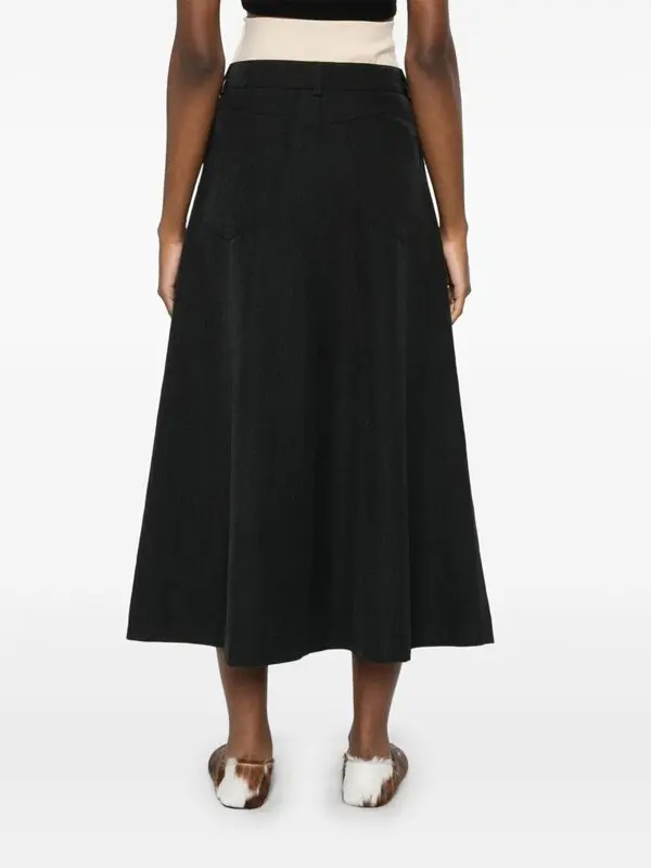 Nanushka Cintia Midi Skirt - Grey