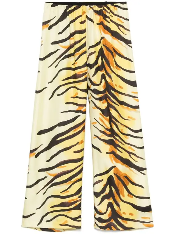 Nanushka Brenda Printed Trousers - Yellow