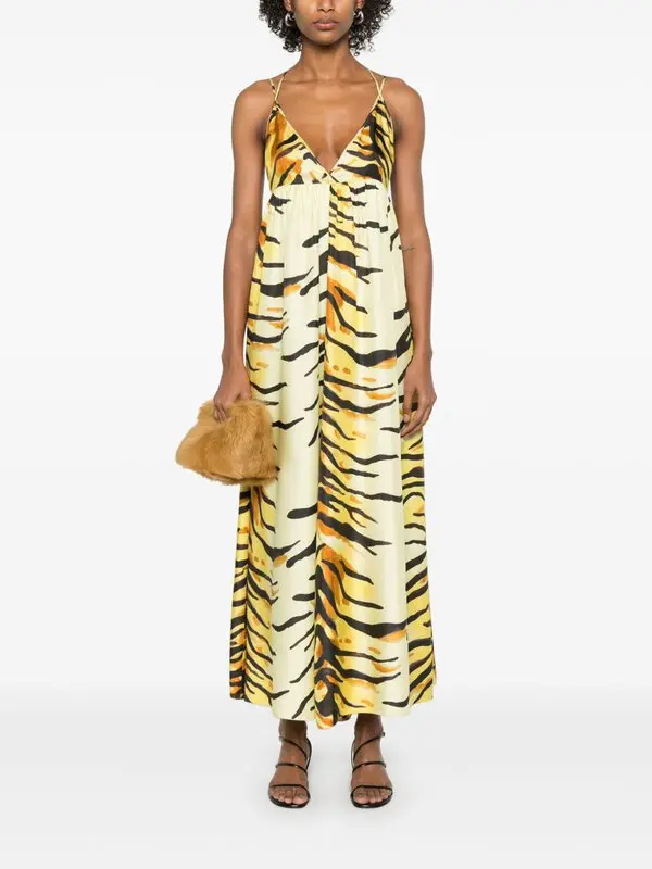 Nanushka Zebra-print Maxi Dress