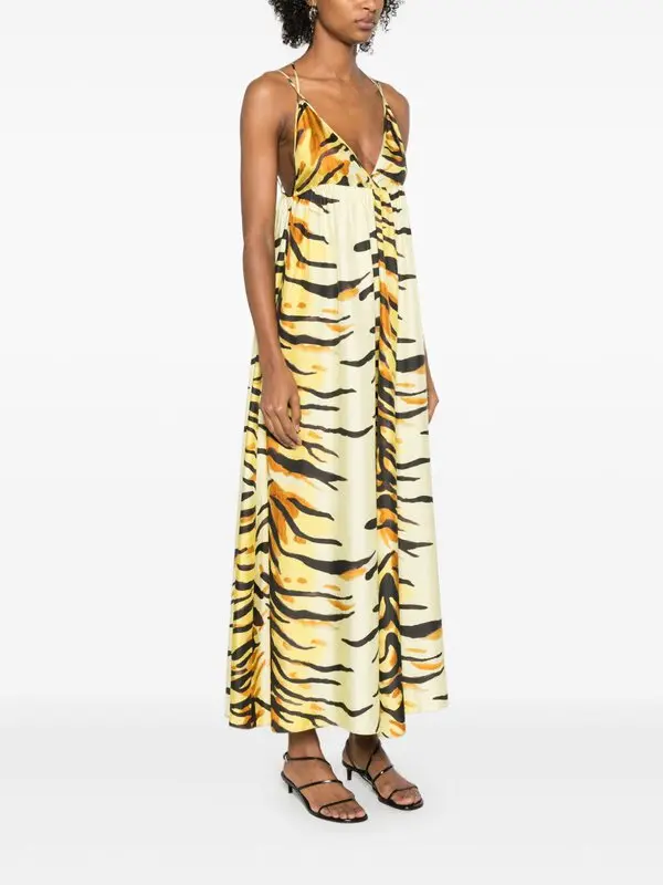Nanushka Zebra-print Maxi Dress