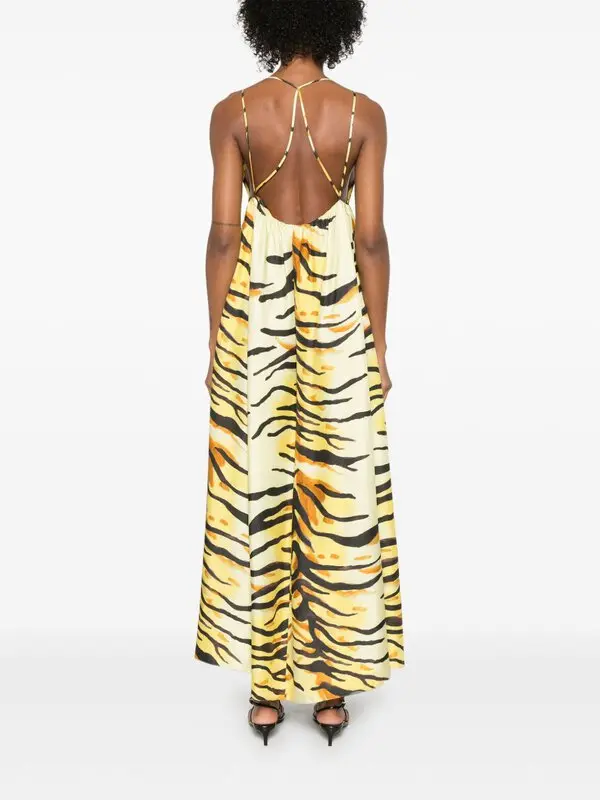 Nanushka Zebra-print Maxi Dress