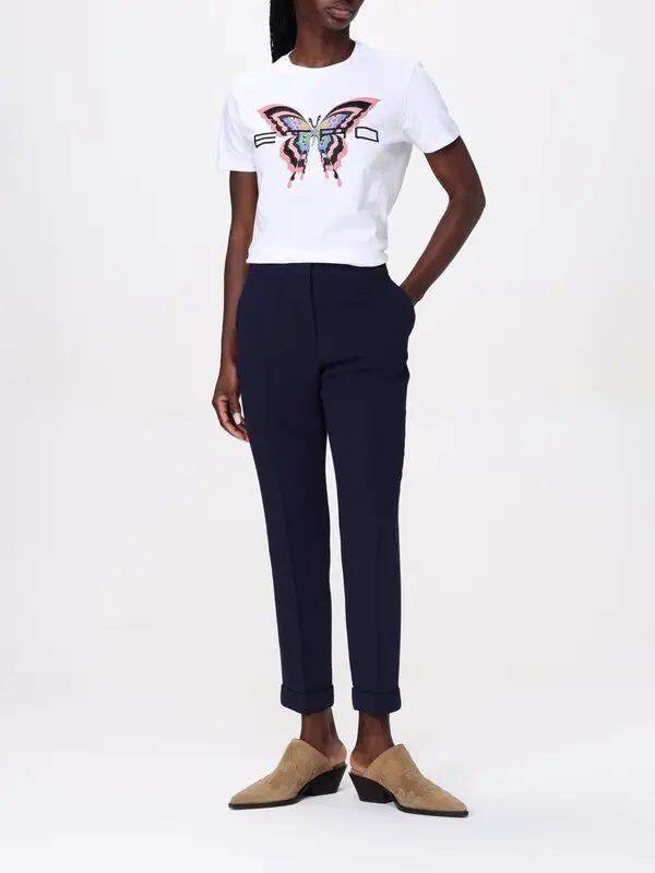 Etro T-shirt With Butterfly Graphic - Multicolor