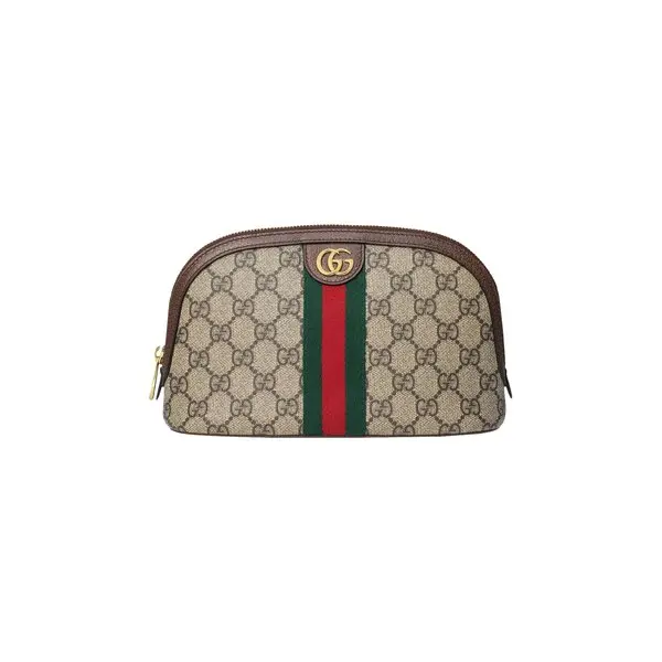 Gucci Ophidia Large Cosmetic Case 'beige/ebony - Tan