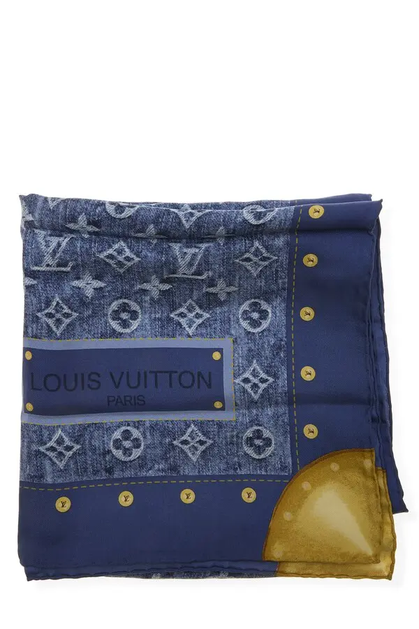 LOUIS VUITTON Monogram Silk Scarf