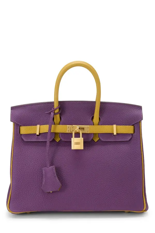 Hermès Special Order Horseshoe Birkin 25 - Anemone