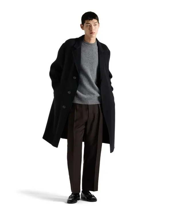 Prada Short-sleeved Re-cashmere Sweater
