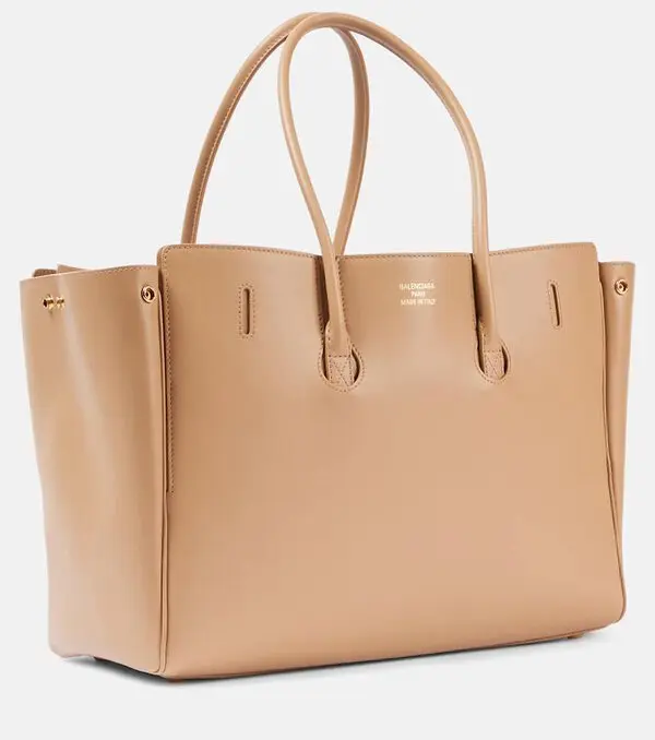 Balenciaga Bel Air Medium Leather Tote Bag