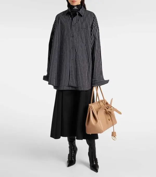 Balenciaga Bel Air Medium Leather Tote Bag