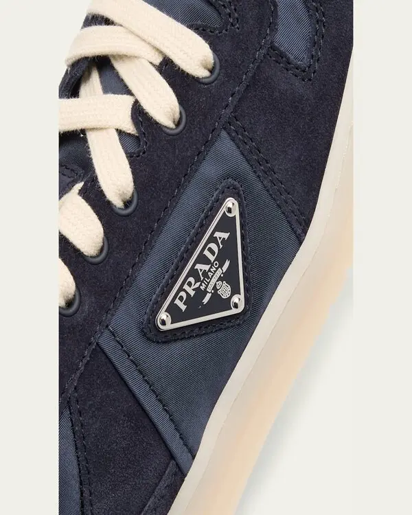 Prada Downtown Low-top Sneakers - Blue