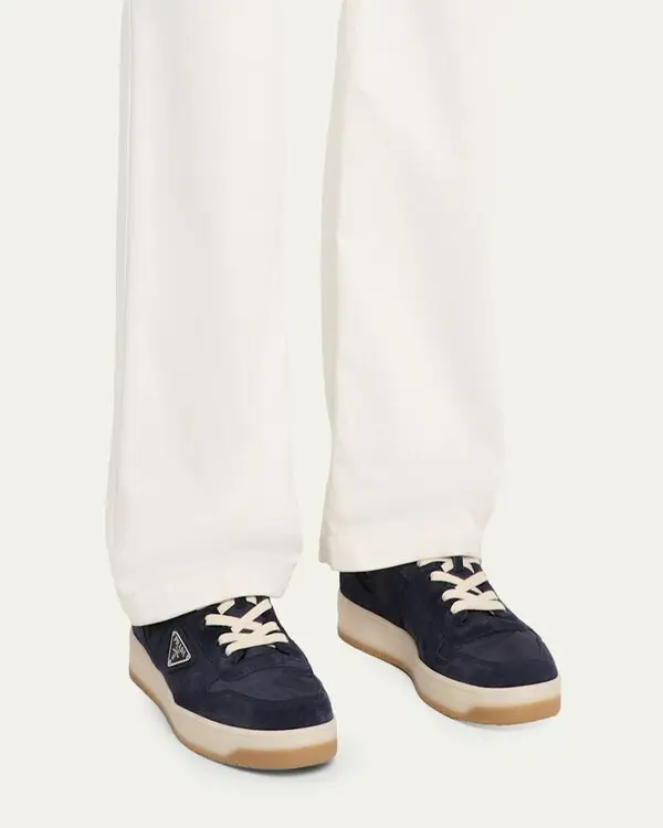 Prada Downtown Low-top Sneakers - Blue