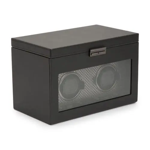 Wolf Axis Double Watch Winder With Storage