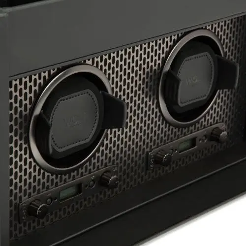 Wolf Axis Double Watch Winder With Storage