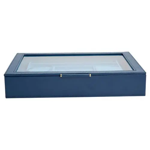 Wolf Sophia Jewelry Box With Window - Indigo