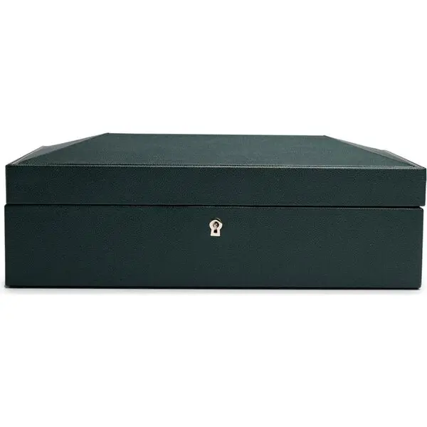 Wolf 10 Piece Watch Box - Green