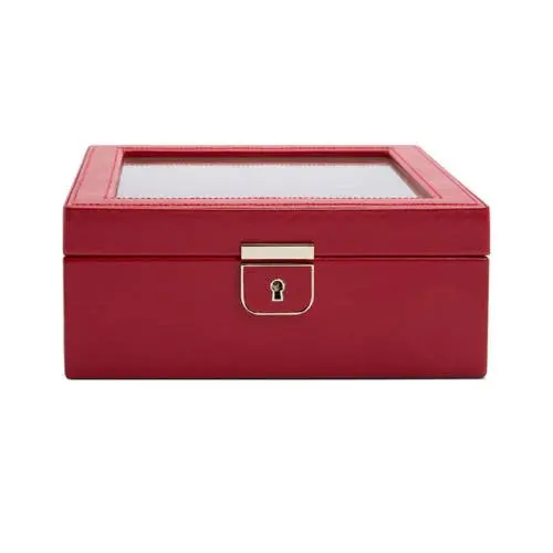 Wolf Palermo 6-piece Watch Box - Red