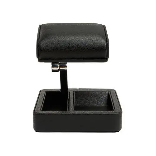 Wolf Roadster Single Travel Watch Stand - Black