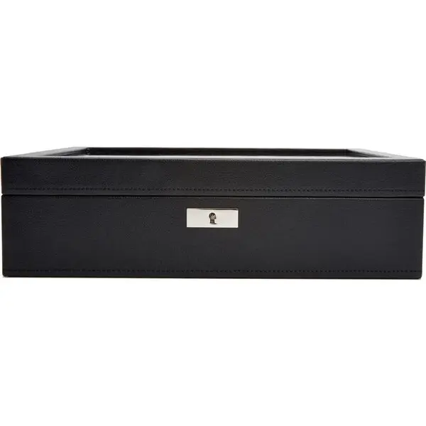Wolf Roadster 15 Piece Watch Box - Black