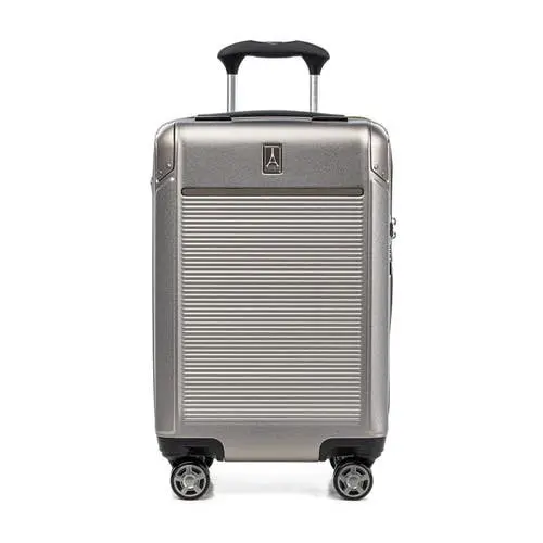 TRAVELPRO Platinum Elite Hardside Expandable 25" Medium Checked Spinner Luggage - Metallic Sand