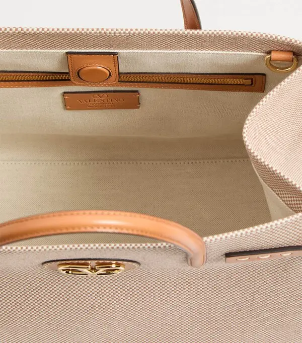 Valentino Garavani Medium Antibes Tote - Beige