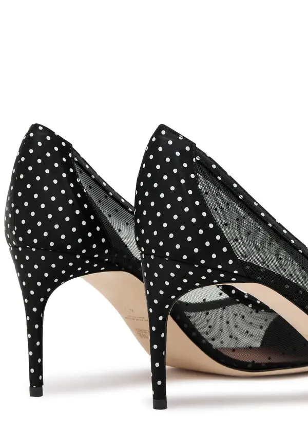MALONE SOULIERS Monroe 70 Mesh Pumps - Black