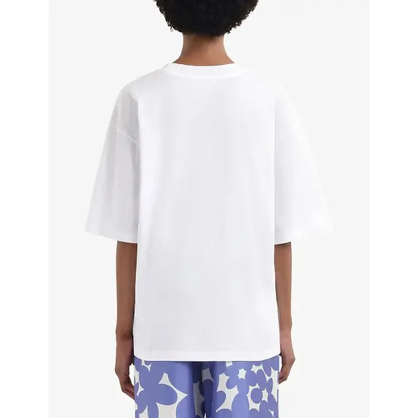 Marni Logo-print Relaxed Cotton-jersey T-shirt