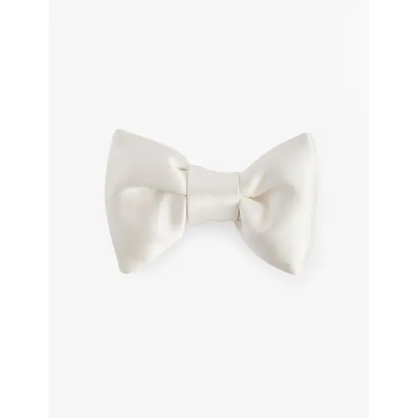 TOM FORD Adjustable Silk Bow Tie - White
