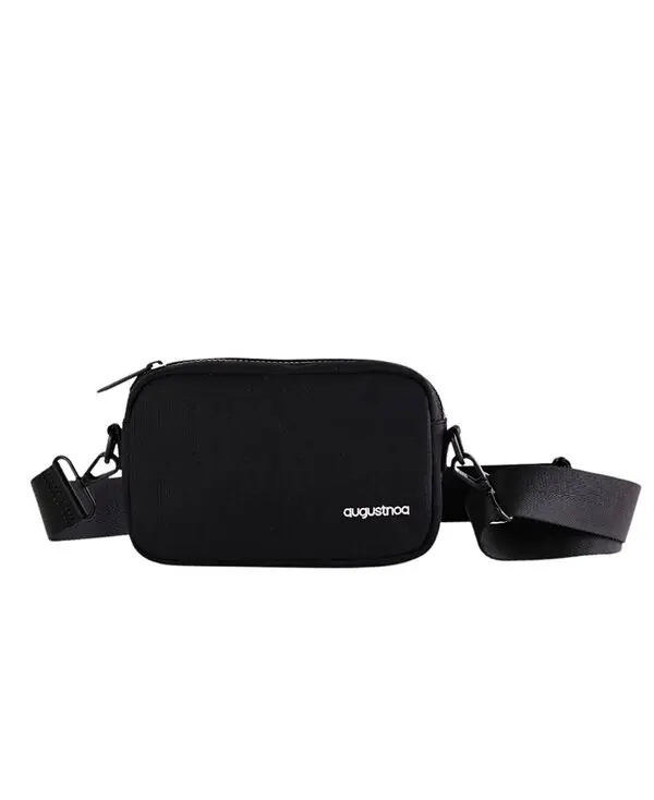 AUGUSTNOA Fanny Pack Crossbody Bag - Black