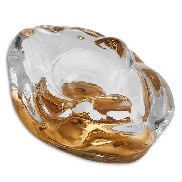 KOSTA BODA Snippan Clear/gold Sculpture - No Color